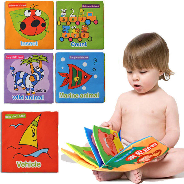 Educational Intelligence Development Soft Cloth Books For Your Baby ...